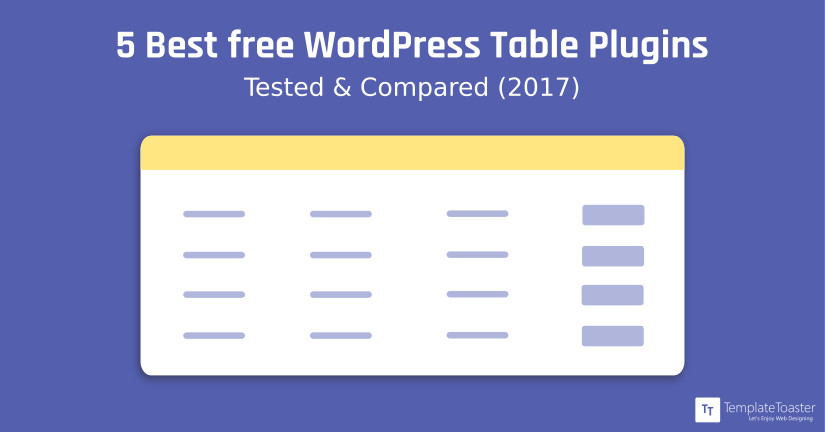 5 Best Free WordPress Table Plugins Tested Compared 2020 