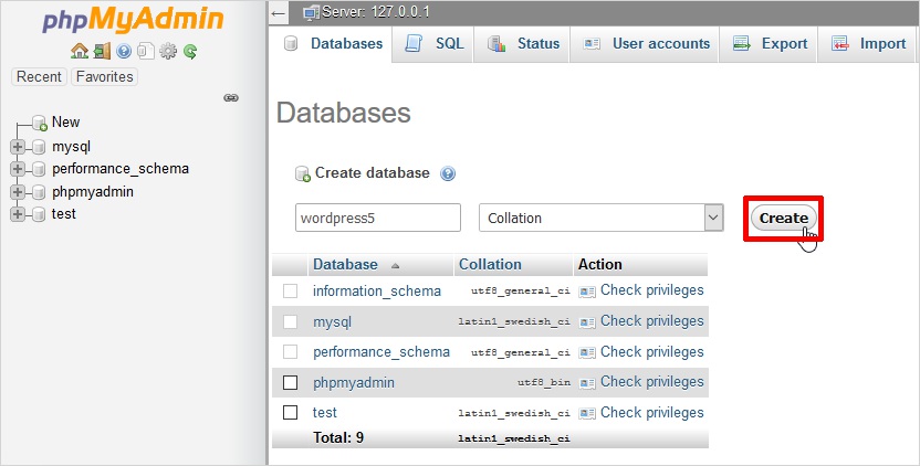 XAMPP PhpMyAdmin How To Create Database And Tables