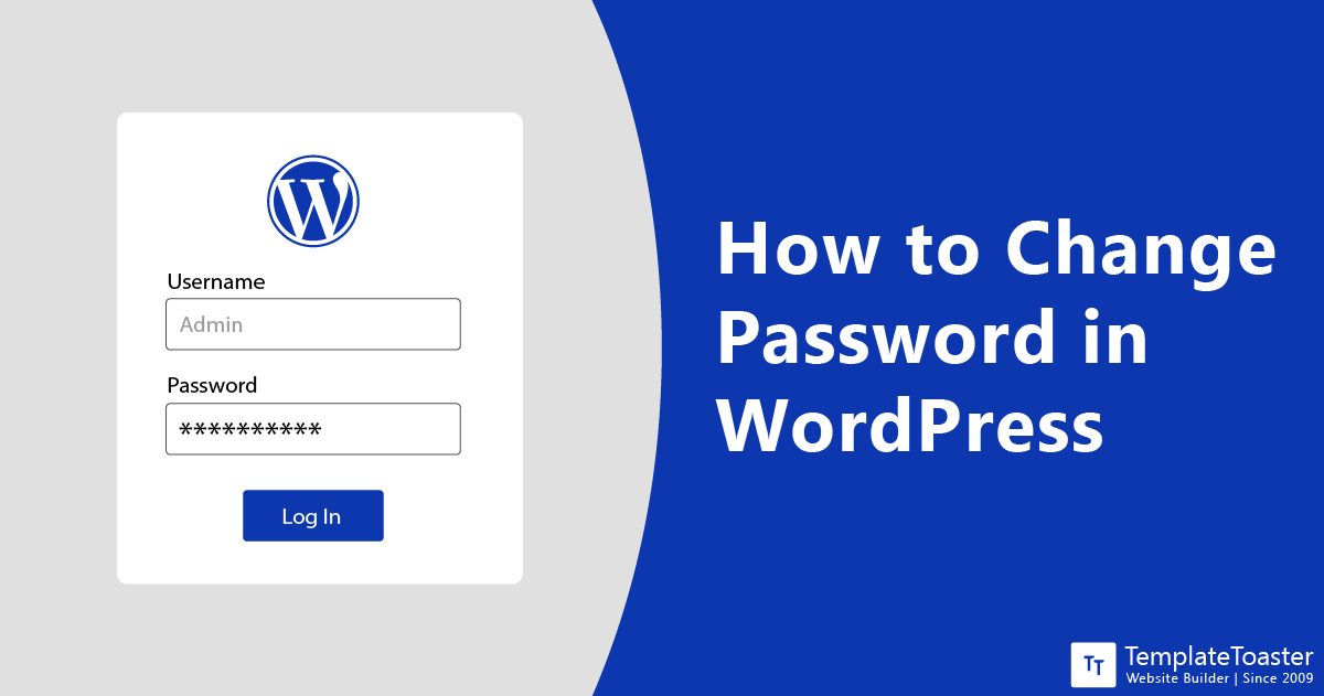 How To Change Password In WordPress TemplateToaster Blog